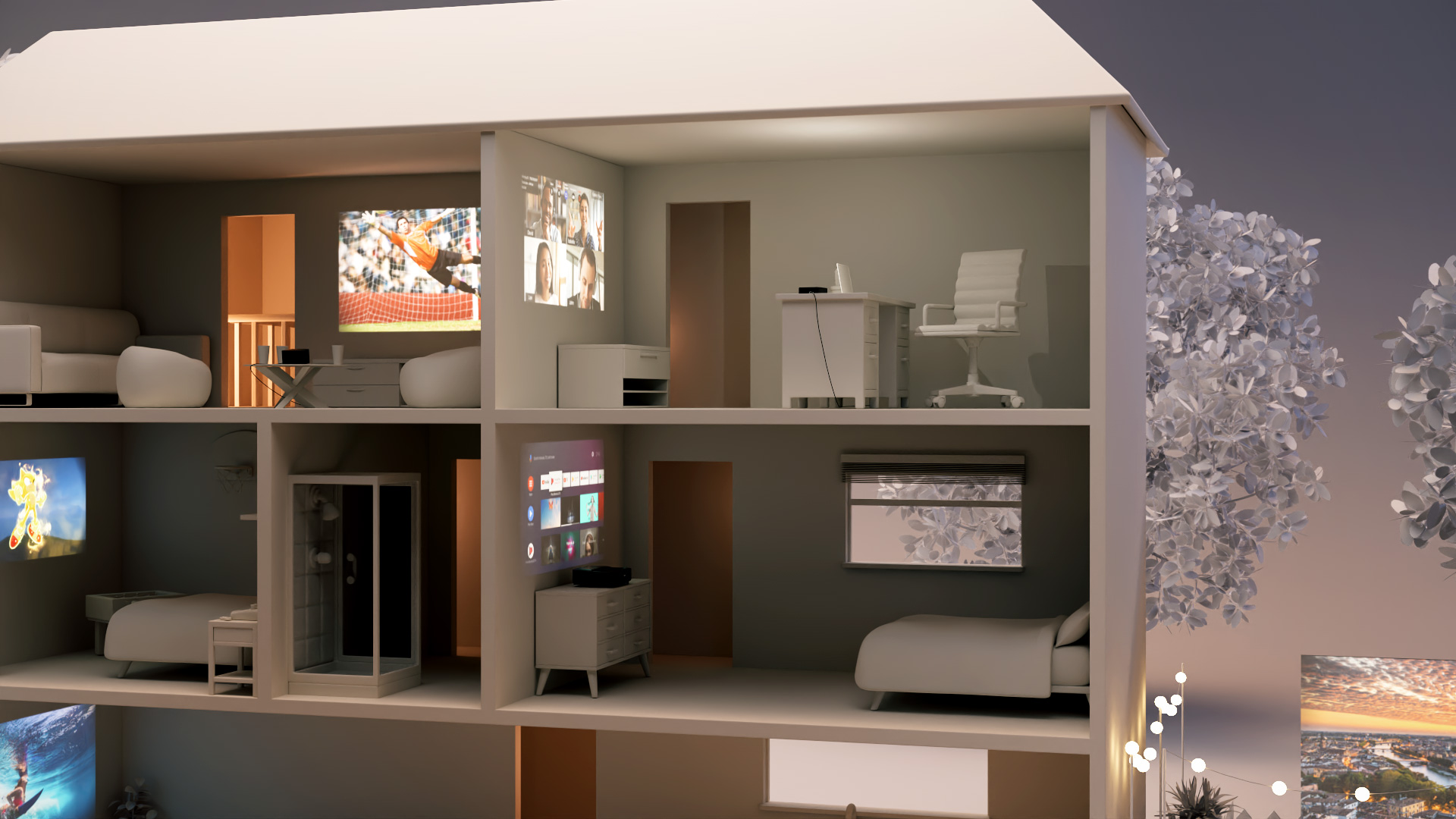 CGI Animation for Epson 4K Projectors | Frantic